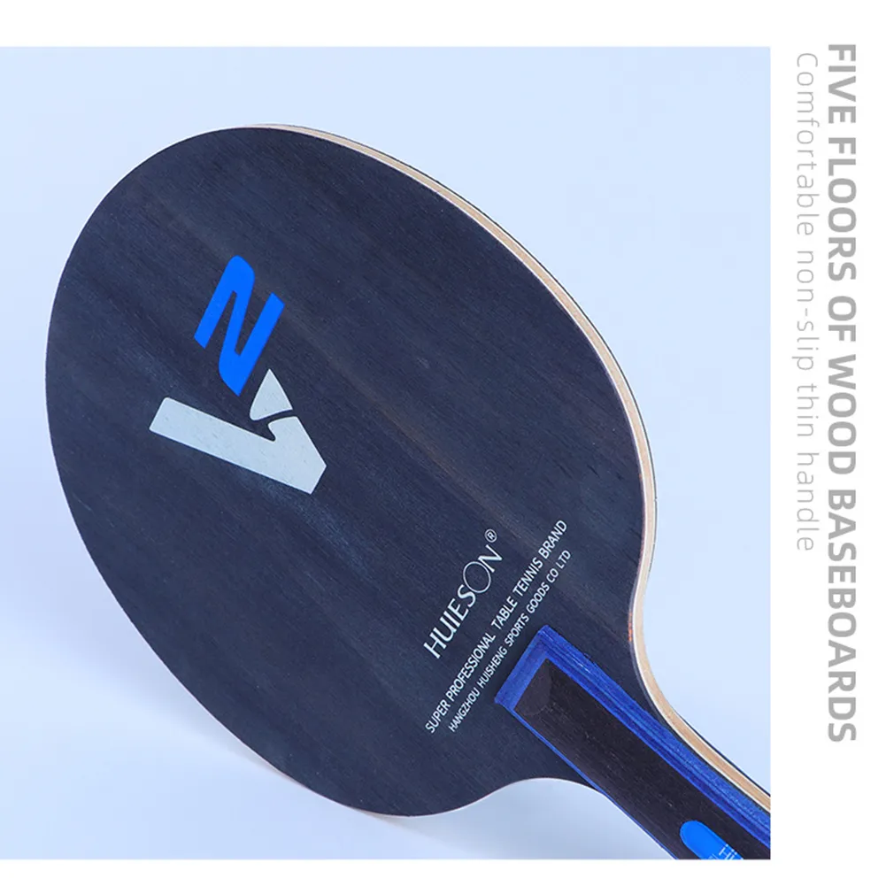 7mm Premium Table Tennis Racket | Durable High-Quality Wood | Long ...