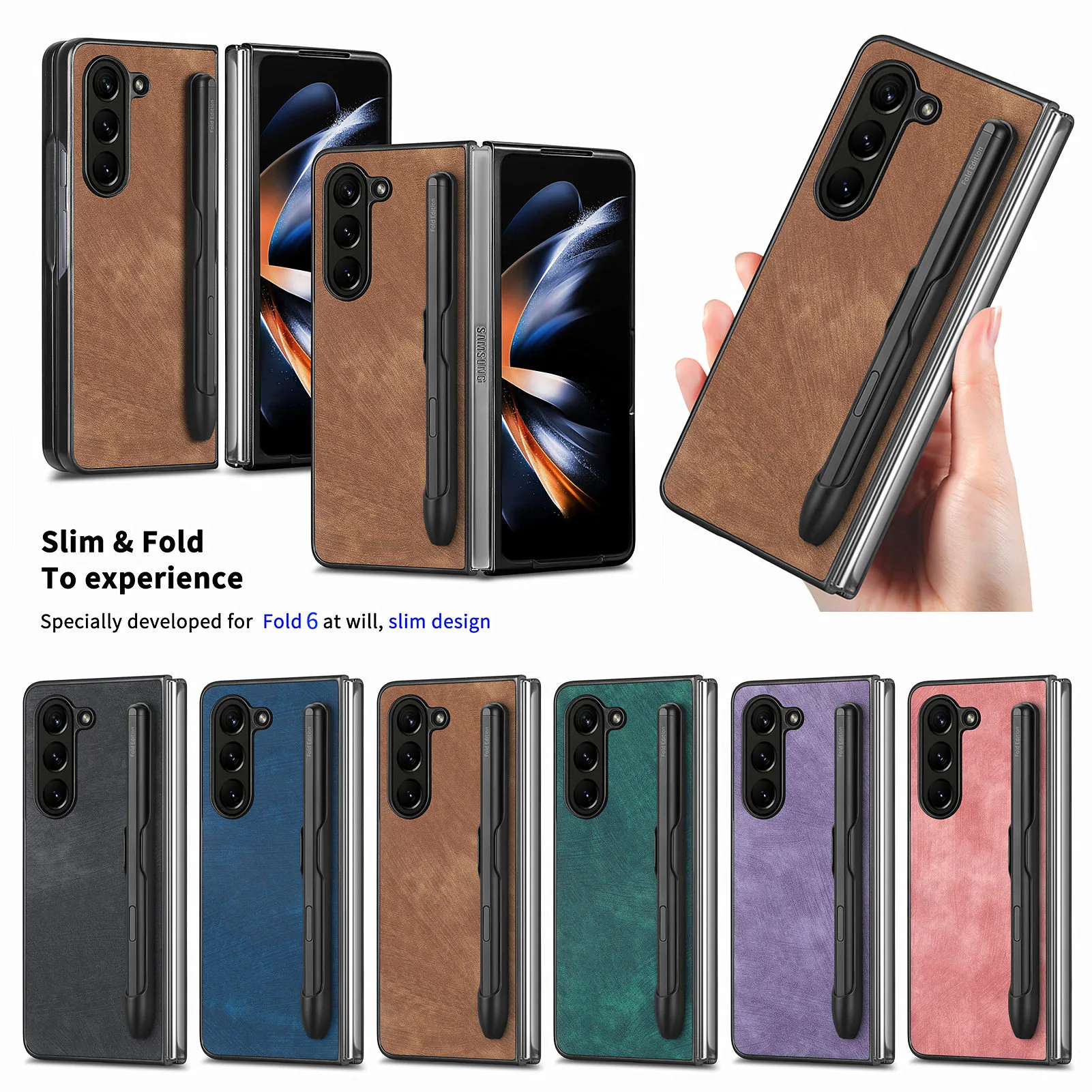 Premium Alligator Texture Phone Cases: Ultimate Protection for Foldable ...