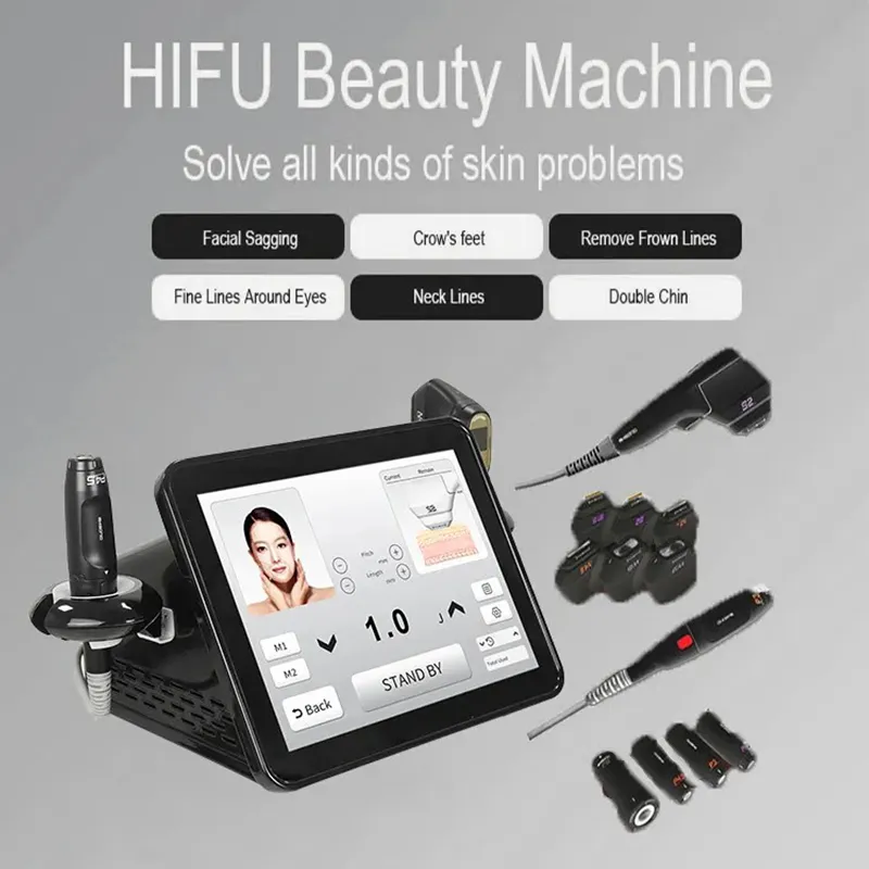 Skin Tightening Machine For Body & Face 3D 4D 5D 7D 9D HIFU SMAS Lifting, Skin Resurfacing ...