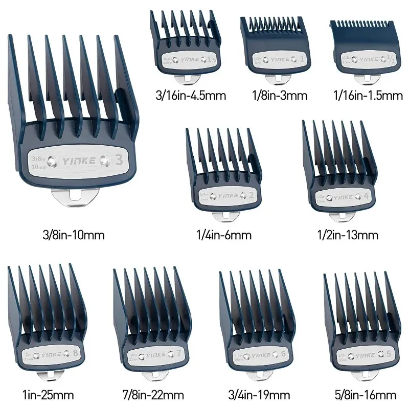 DHgate.com:2024 8/10 Pcs Hair Clipper Comb Guide Attachment Size Barber ...