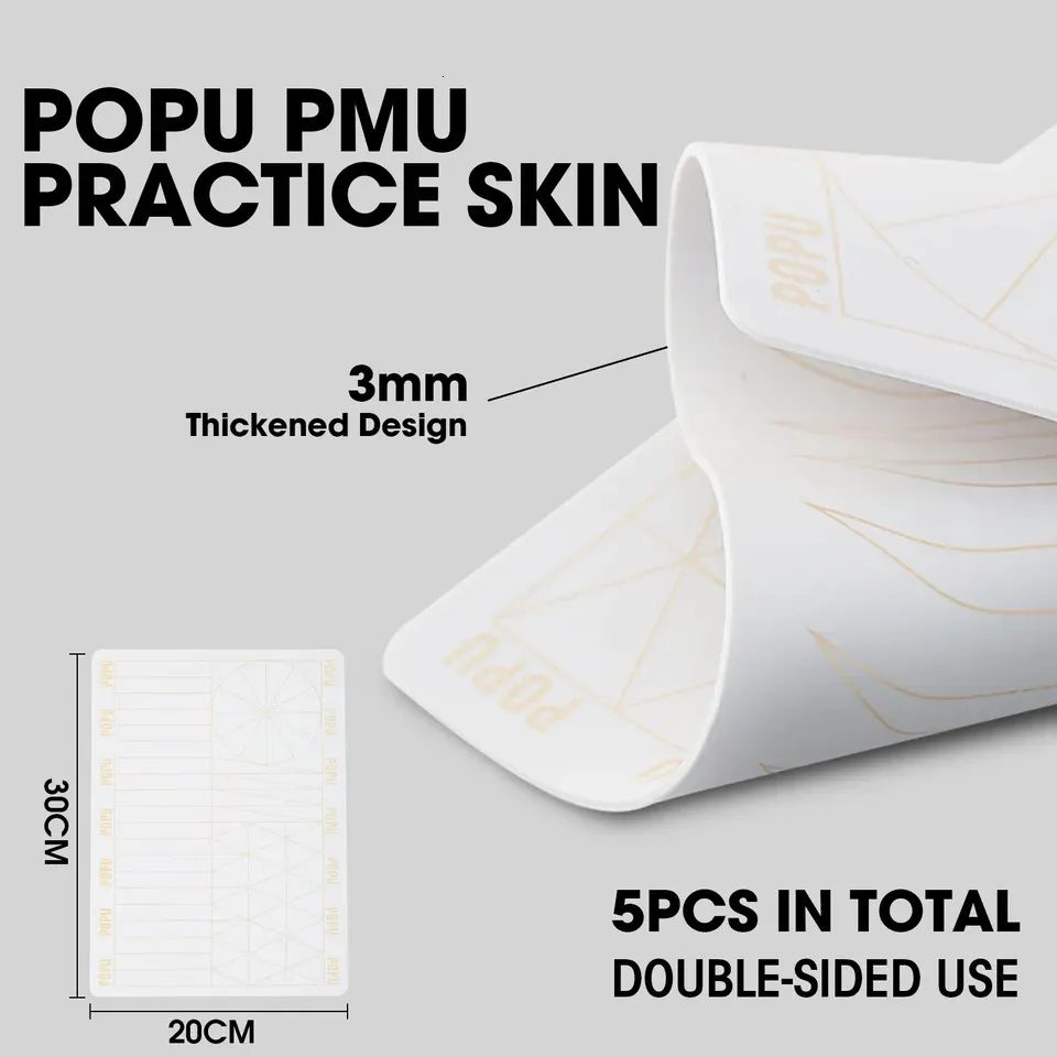 Premium Silicone Practice Skin for Tattoo & Microblading - A4 Size ...