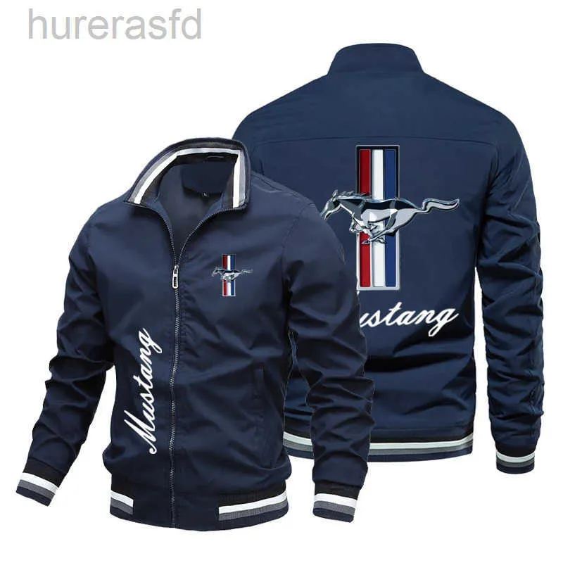 Ford Mustang Mens Jacket Breathable Moto Racing Oversized Jacket Summer ...