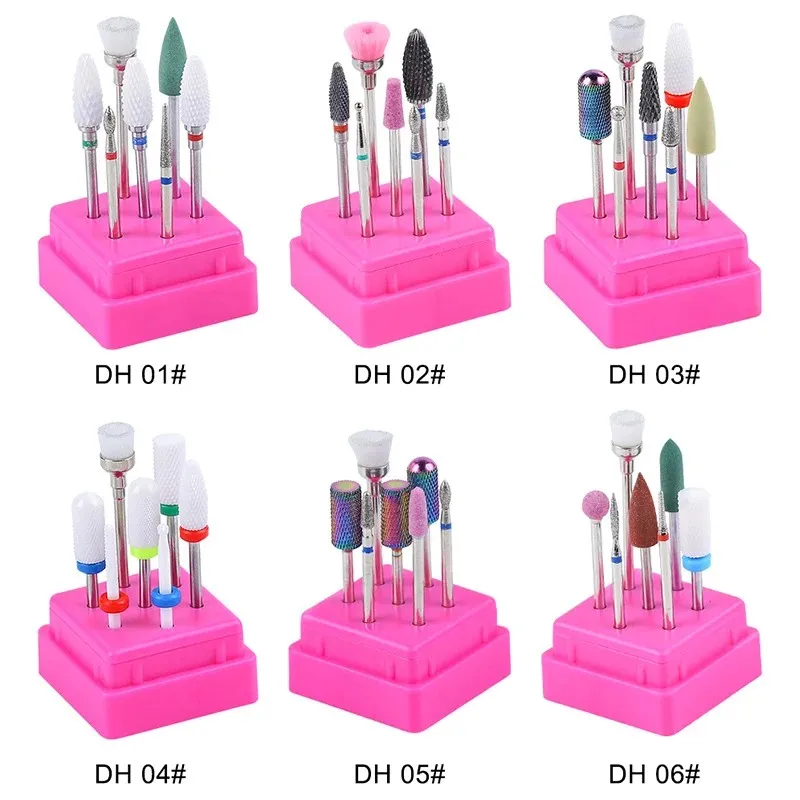 Ceramic Nail Drill Bits Set for Manicure Machine Accessories with ...