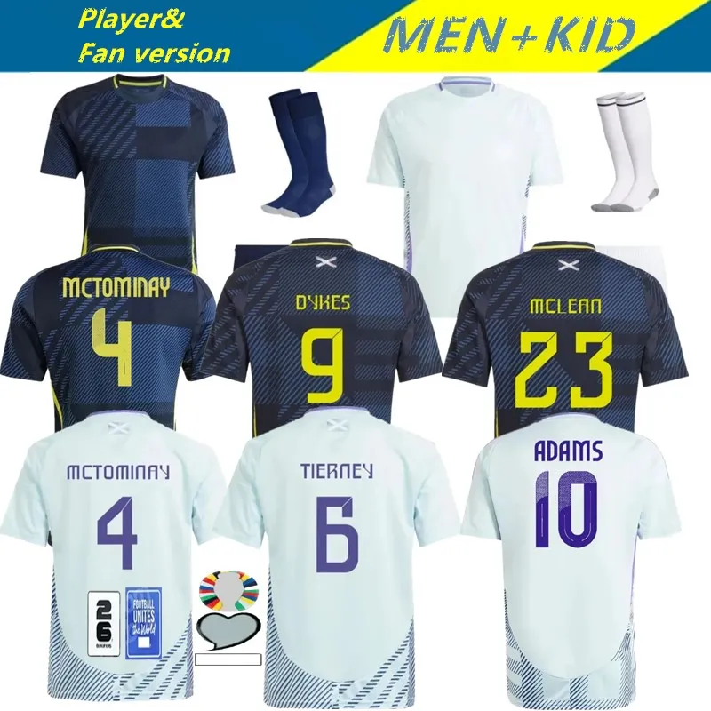 150º Aniversário Soccer 2024 Jerseys Escócia Blue Edition Special ...