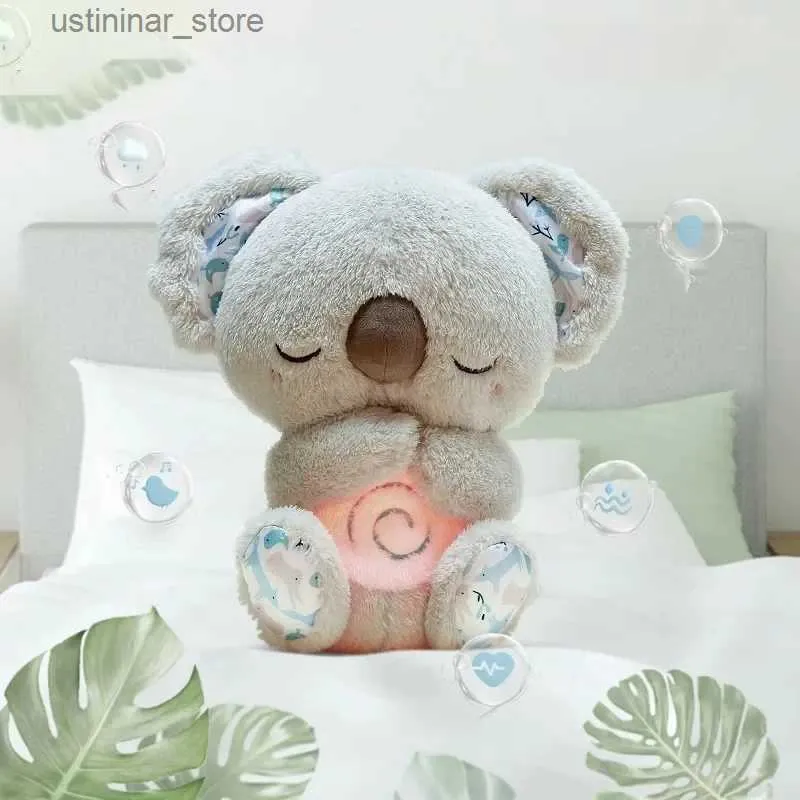 Atmung Koala Plüschspielzeug |Schlafspielkamerad |Musik, Licht, Sensorisches, Neugeborenes ...