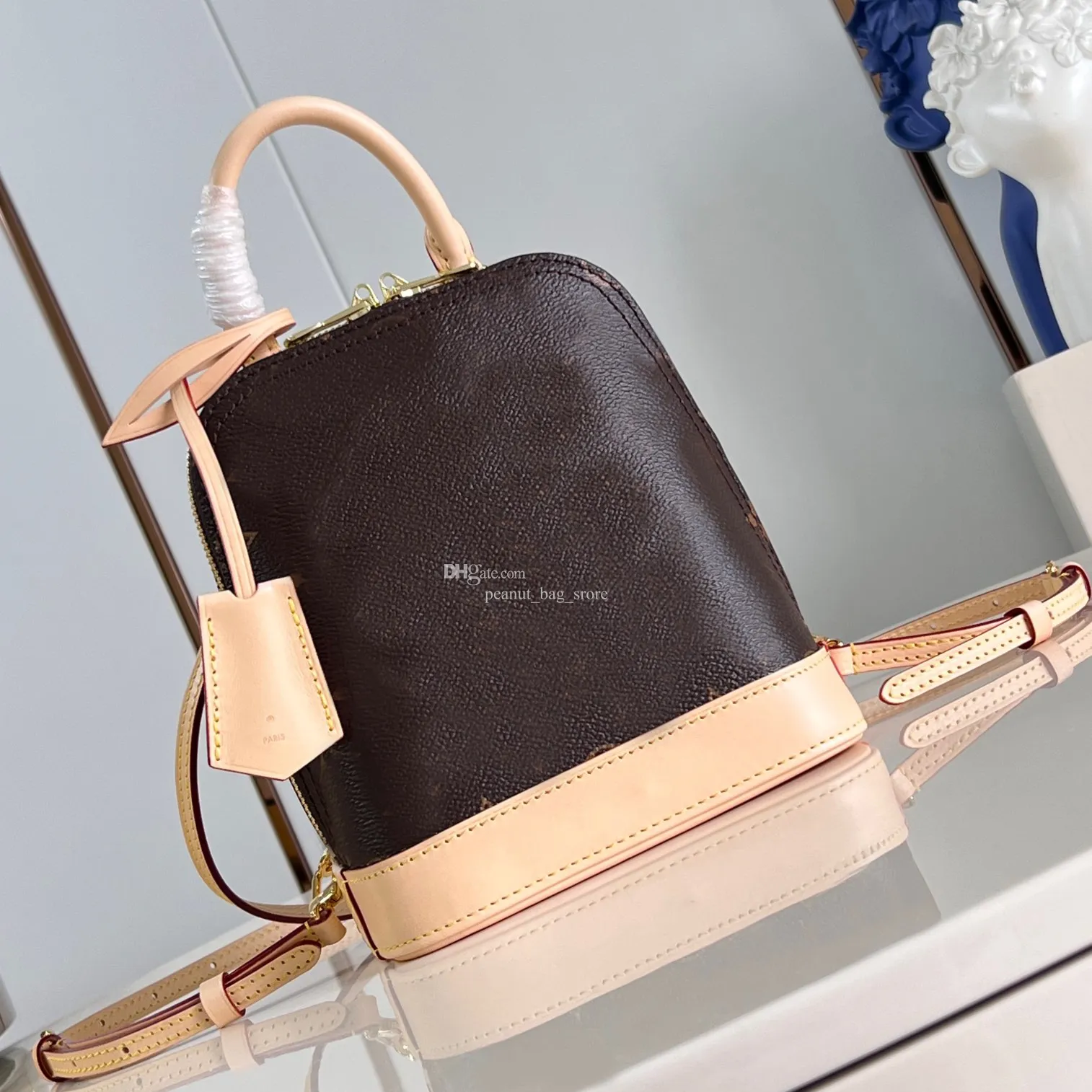 Designer 9A Backpack: Luxury Leather Mini Handbag with Detachable ...