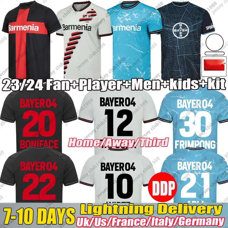 Camisetas De Fútbol Del Bayer 04 Leverkusen 2024 2024, Equipaciones Locales, Visitante Y Tercera ...