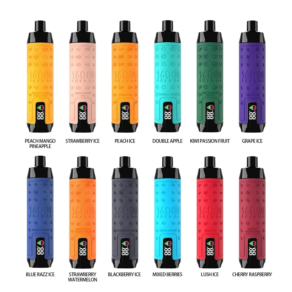 Original Elf Box Shisha 16000 Puffs Puff 16k Disposable Vape LED ...