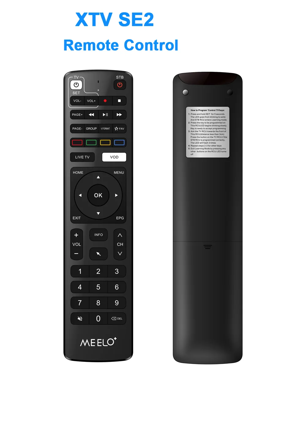 DHgate.com:4K Android TV Box, MEELO+ Remote Control for XTV SE2 Lite ...