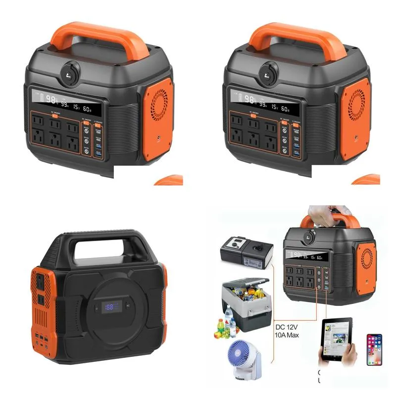 DHgate.com:600W Portable Power Station, 220V/110V AC Outlets, USB ...