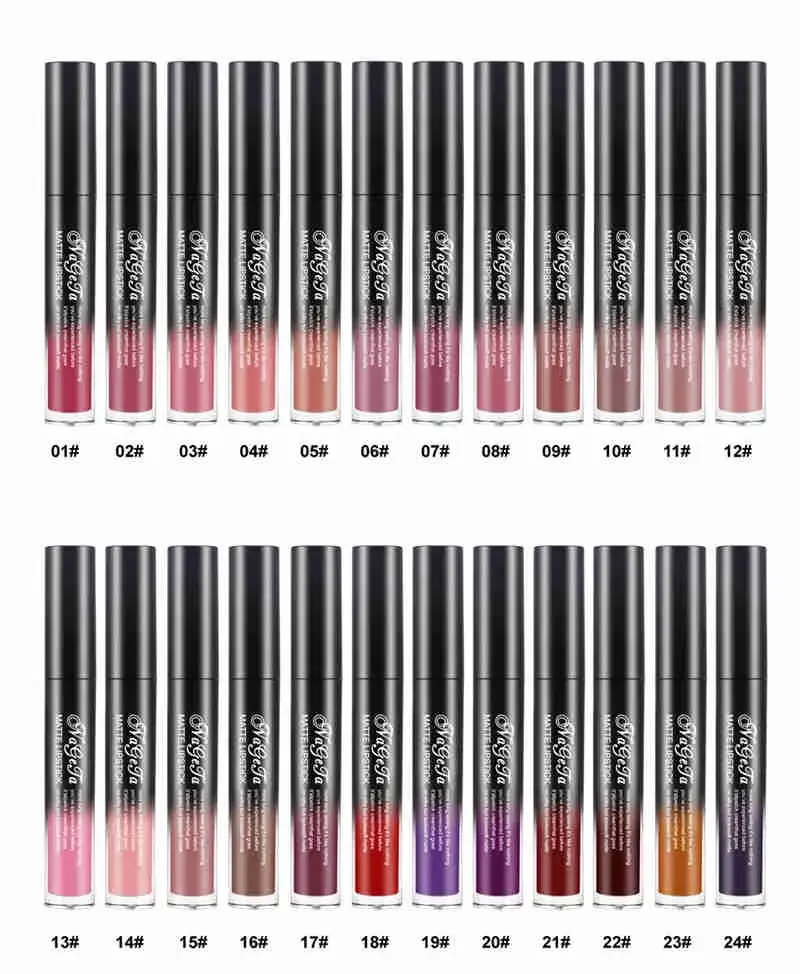 NAGETA Lipgloss Waterproof Matte Liquid Lipsticks Long Lasting Lip Tint ...