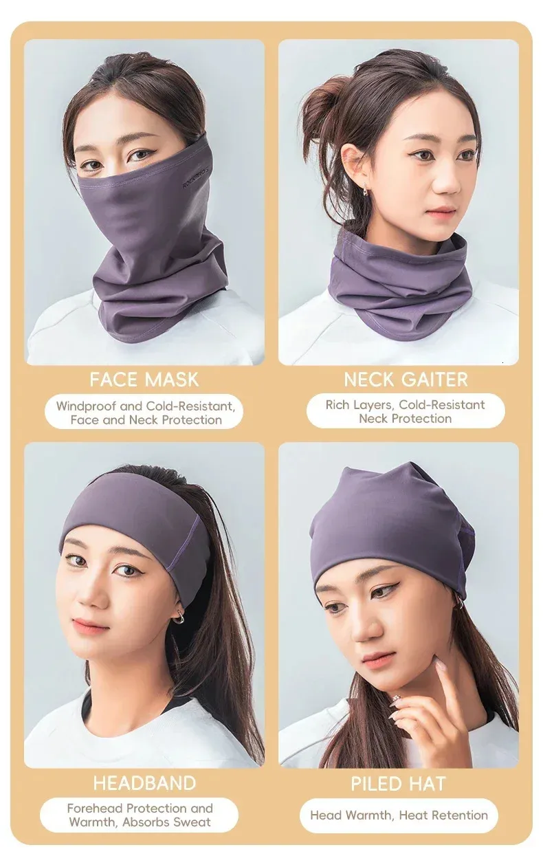 Windproof Ski Mask Motorcycle Face Cover - Warm & Breathable Neck ...