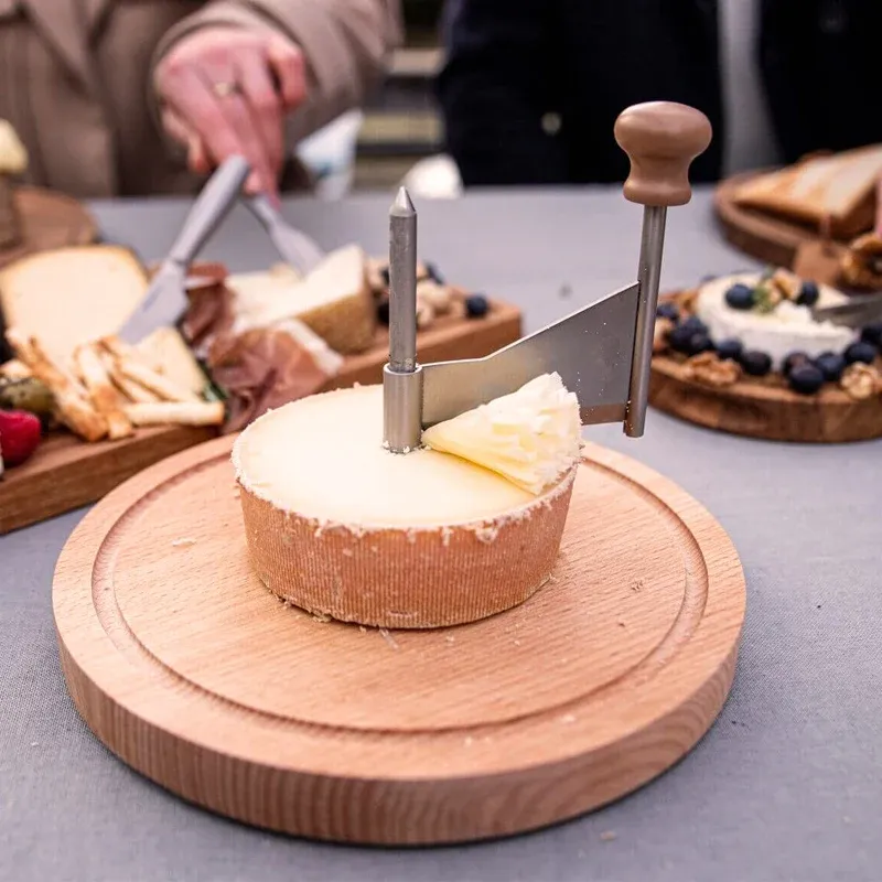 Wood Cheese Curler & Chocolate Shaver - Multifunctional Cheese Wheel ...