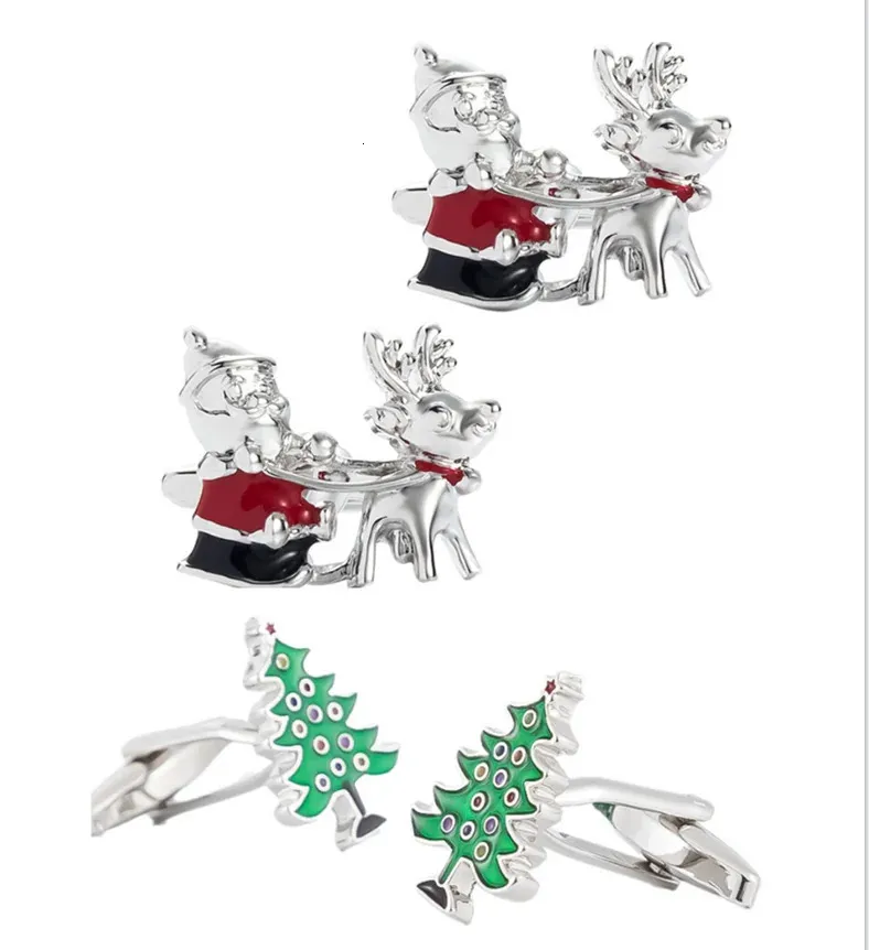 Christmas Cufflinks Set: Enamel Holiday Designs, Best Seller! Shop Now ...