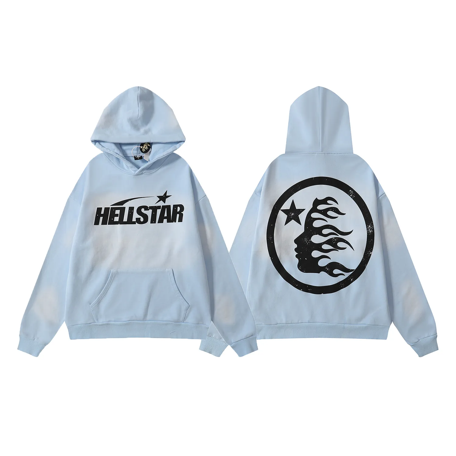 Hellstar Graffiti Foil Print Hoodie For Men Designer Graphic Graphic ...