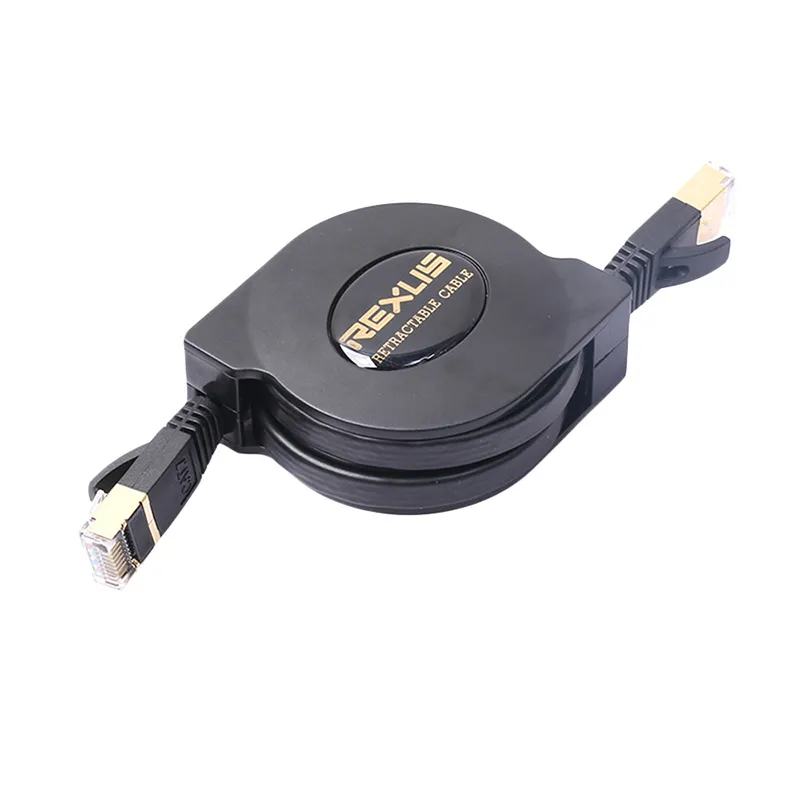 DHgate.com:Retractable Flat Cat-7 RJ45 Ethernet Patch Cable for Routers ...