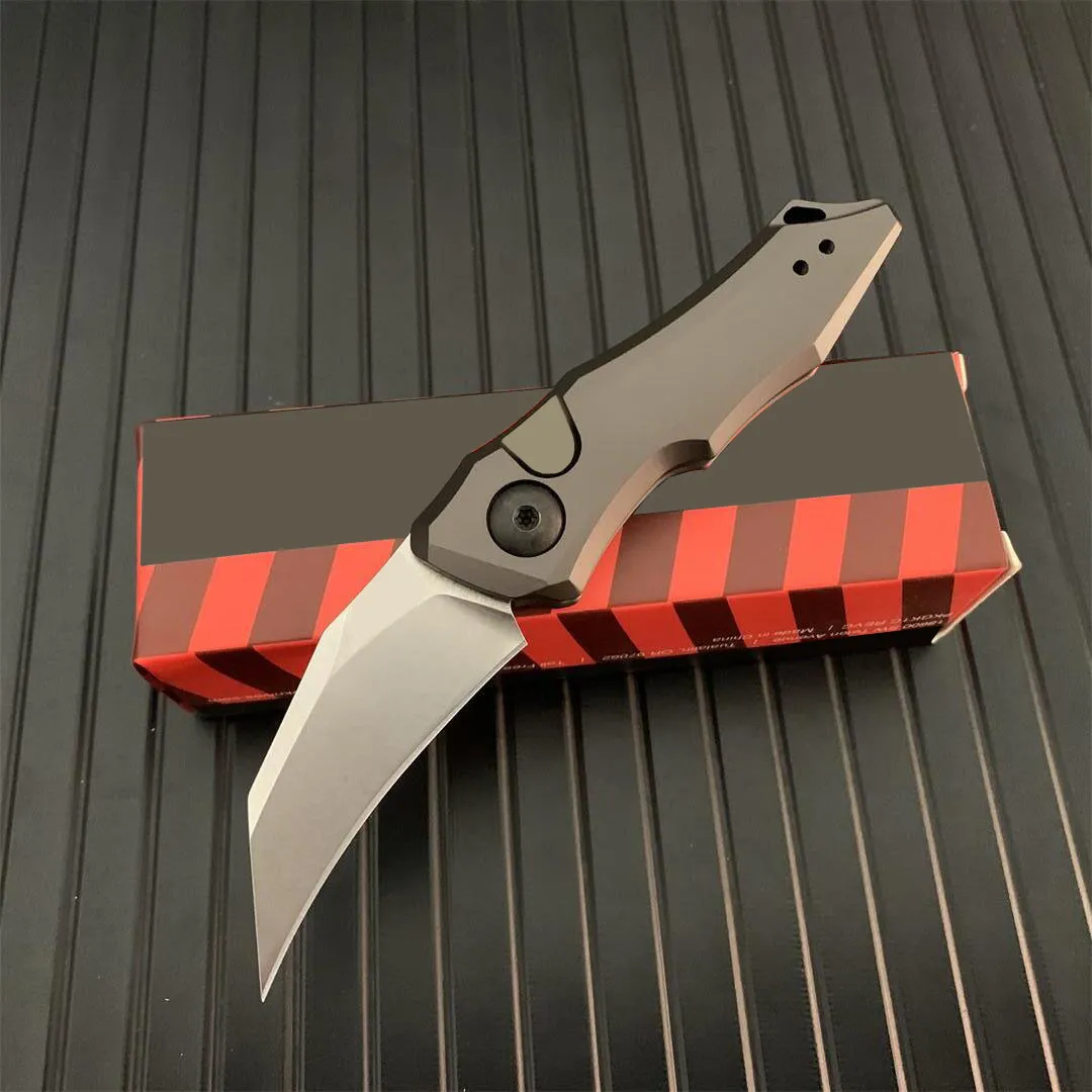 Compact Folding Pocket Knife Durable CPM 154 Blade, Anodized Aluminum ...