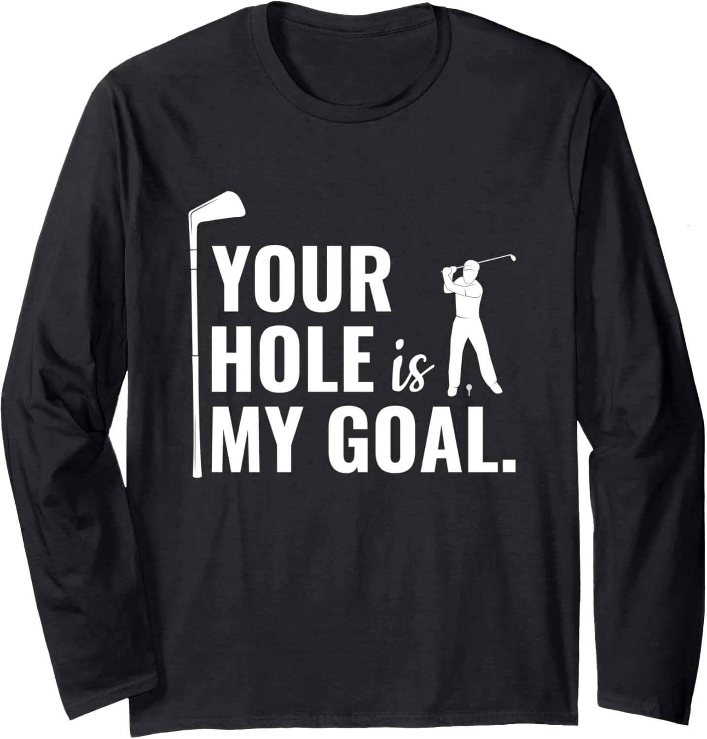 Funny Golf Apparel: Premium Long Sleeve Tee for Men - Shop Now! from ...
