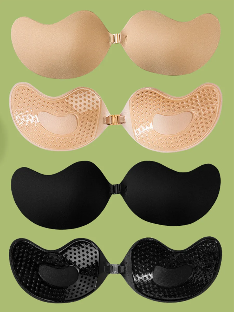 Seamless Lift Bra: Strapless Push Up Shapewear - Invisible Adhesive ...