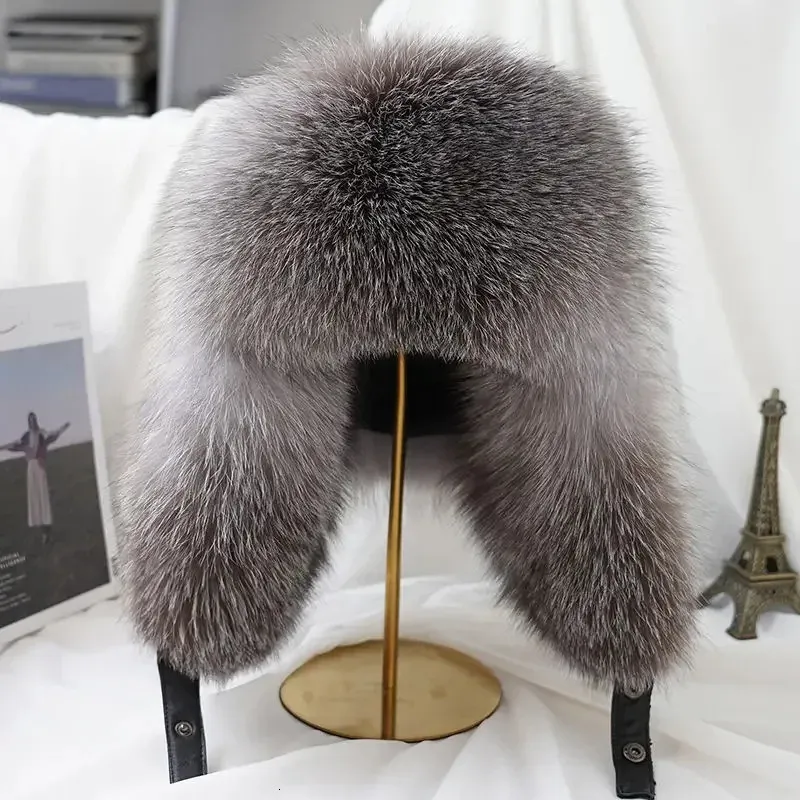 Premium Real Fox Fur Ushanka Hat: Winter Warmth & Style. Shop Now! from ...