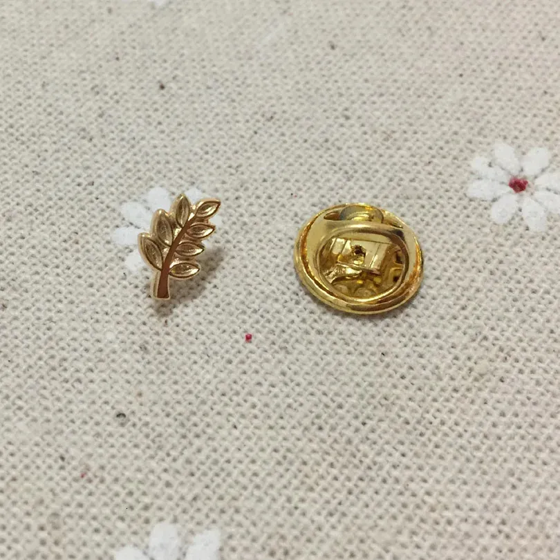 Acacia Sprig Masonic Akasha Leaf Brooches and Pins Freemason Lapel Pin ...