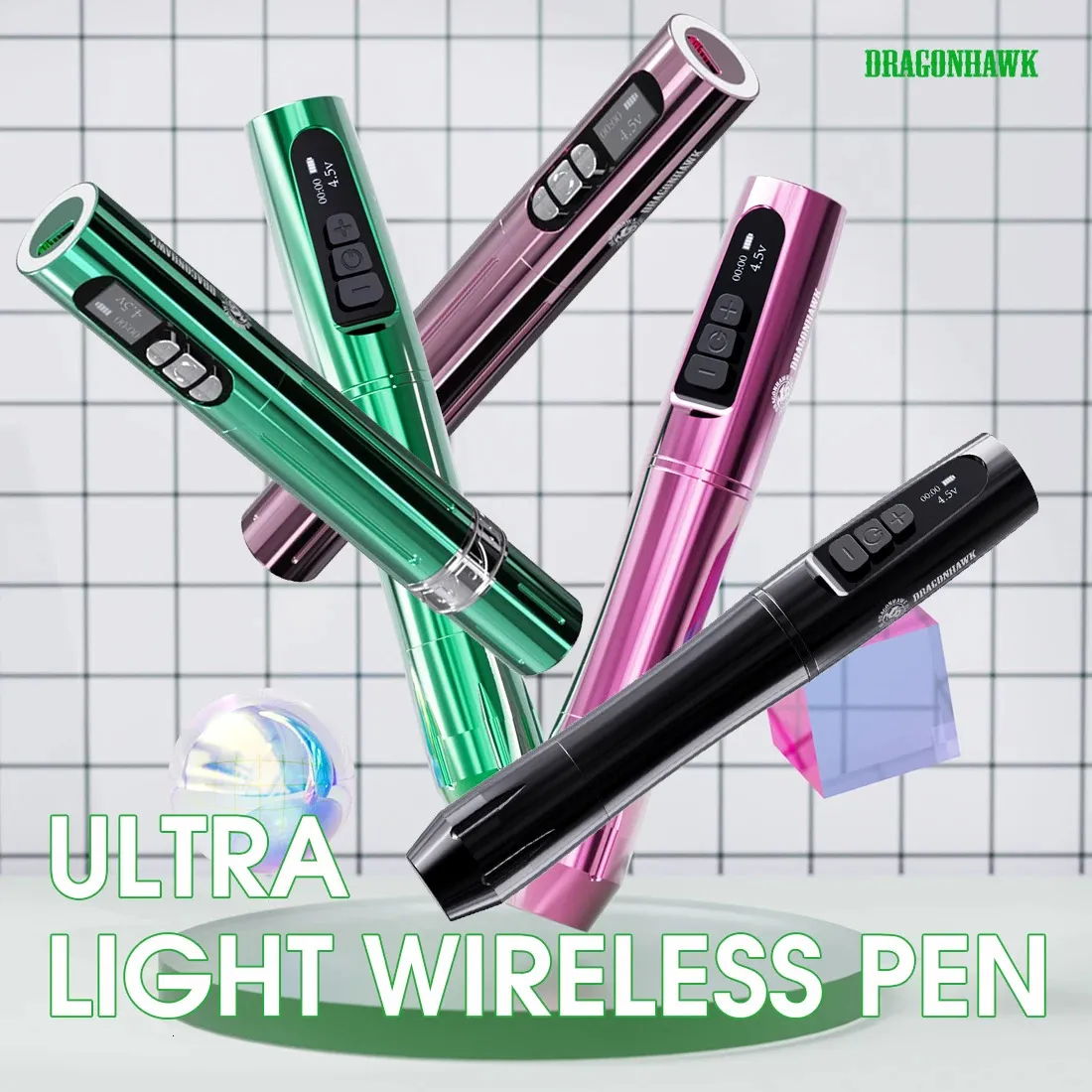 Wireless Rotary Tattoo Pen Machine for Beginners & Professionals ...