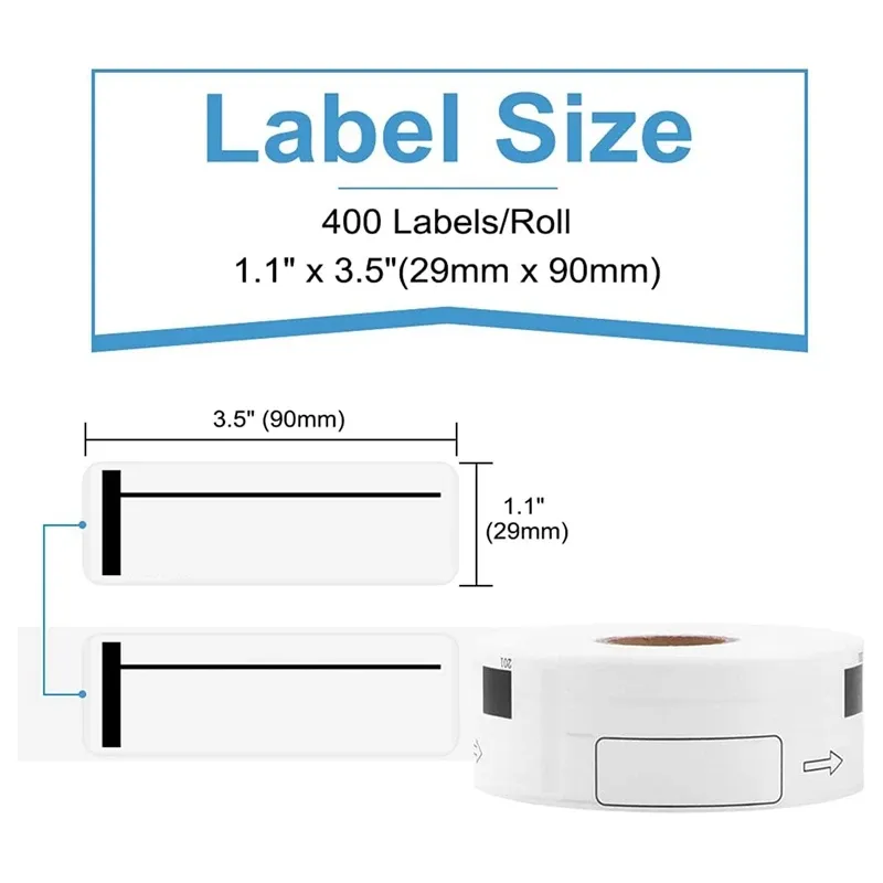 DHgate.com:29x90mm Thermal Labels for Brother QL-700 710 720 800 810 ...