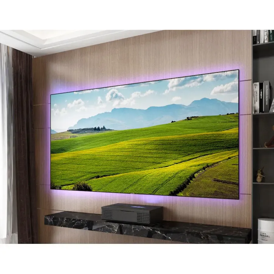100, 120, 135, 150 Inch 4K UST ALR Fixed Frame Screen, Ultra-Short ...
