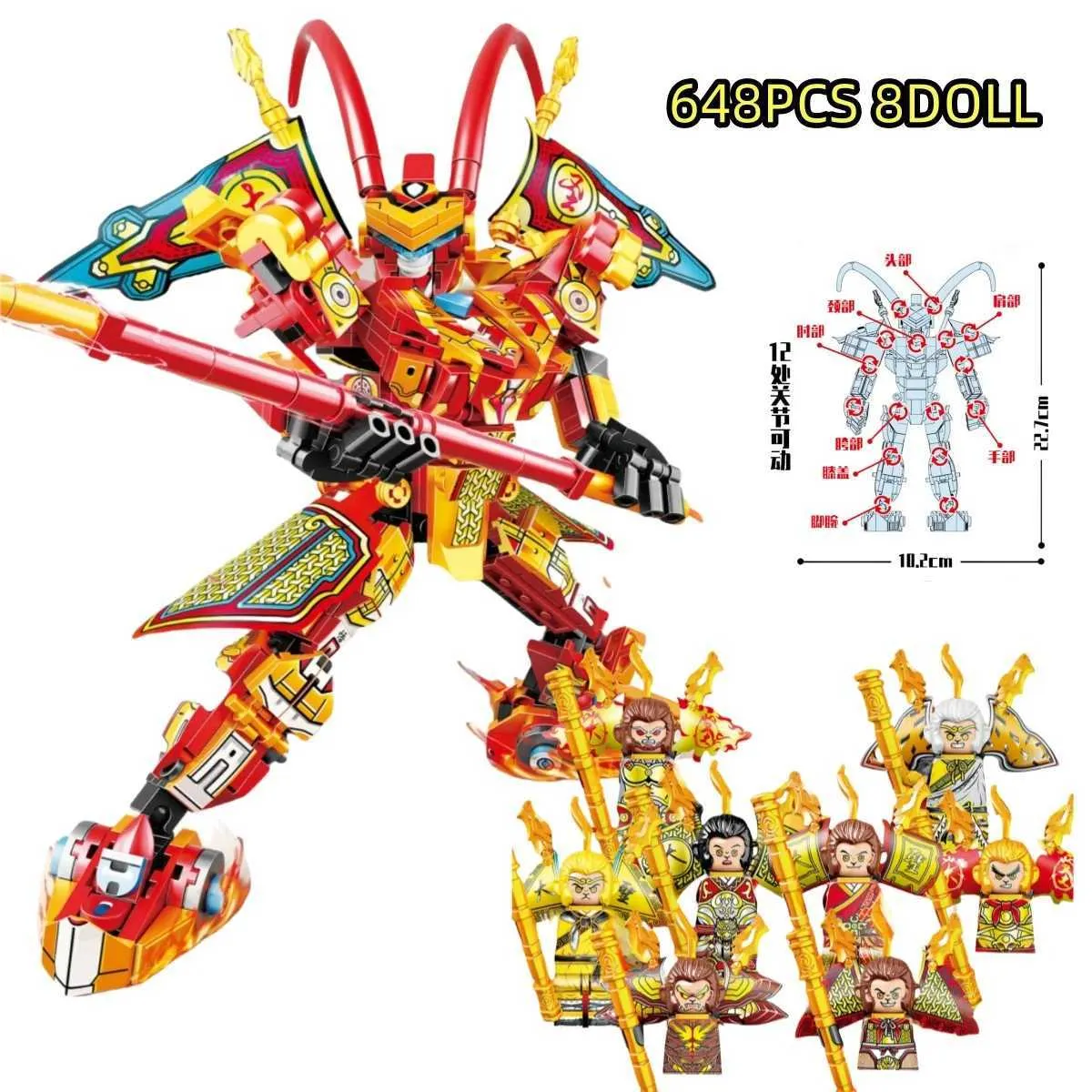 Black Myth Wukong Anime Digital Assembly Gundam Build Model Kits Moc ...