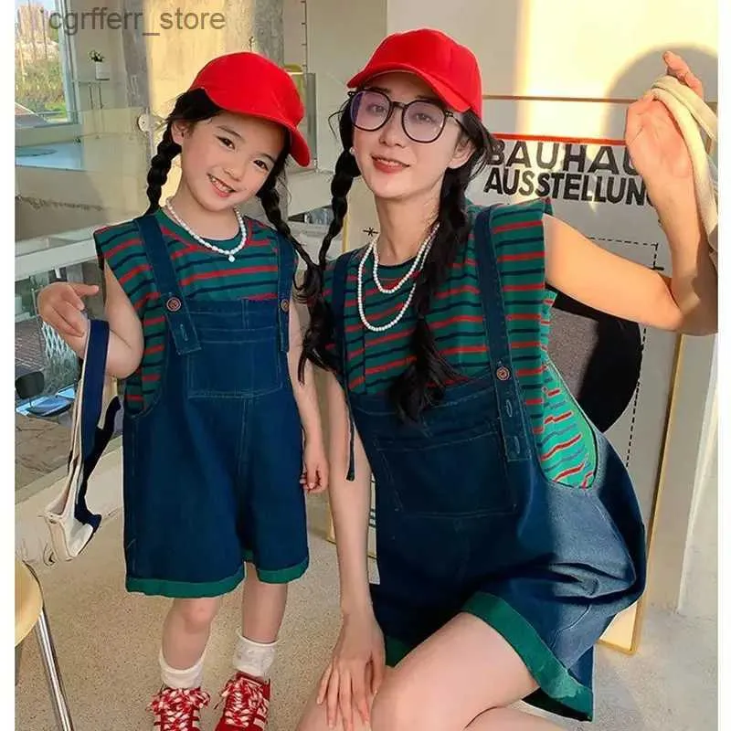 Summer Junior Rompers And Jumpsuits Set For Mom And Daughter Matching ...