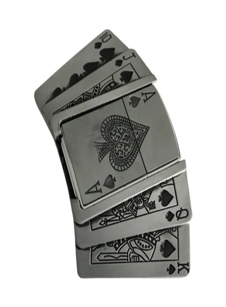 Retail New Spades 10JQKA Playing Cards Kerosene Lighter Cowboys Belt ...