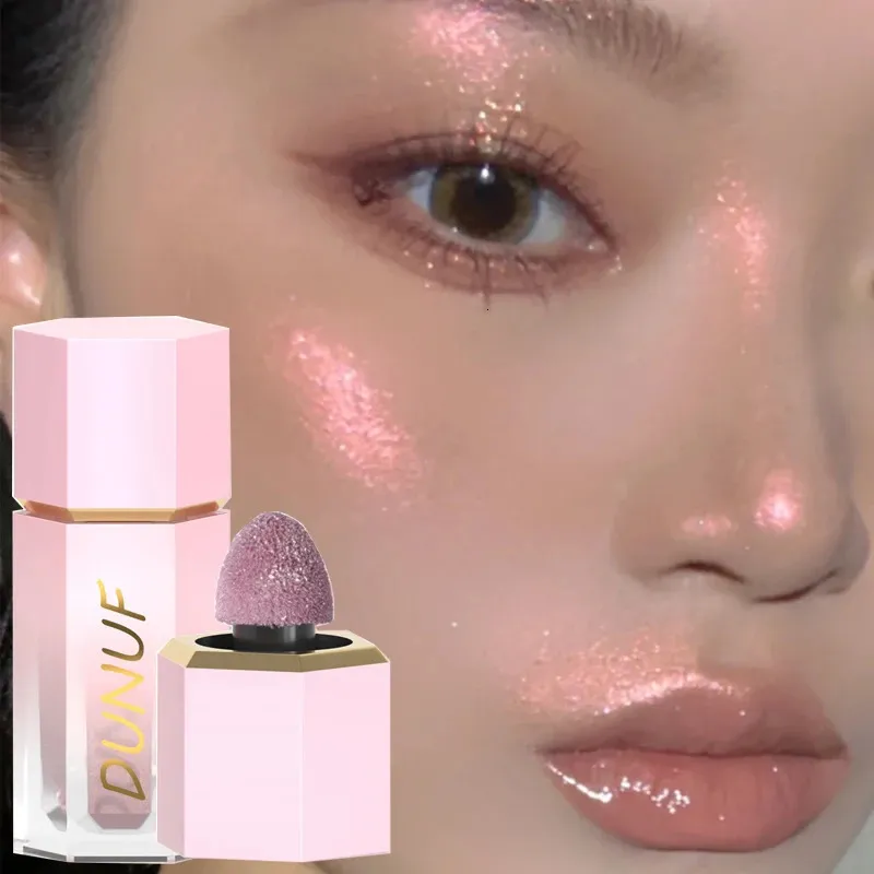 Shiny High Glow: Waterproof Glitter Liquid Highlighter Stick for Face ...