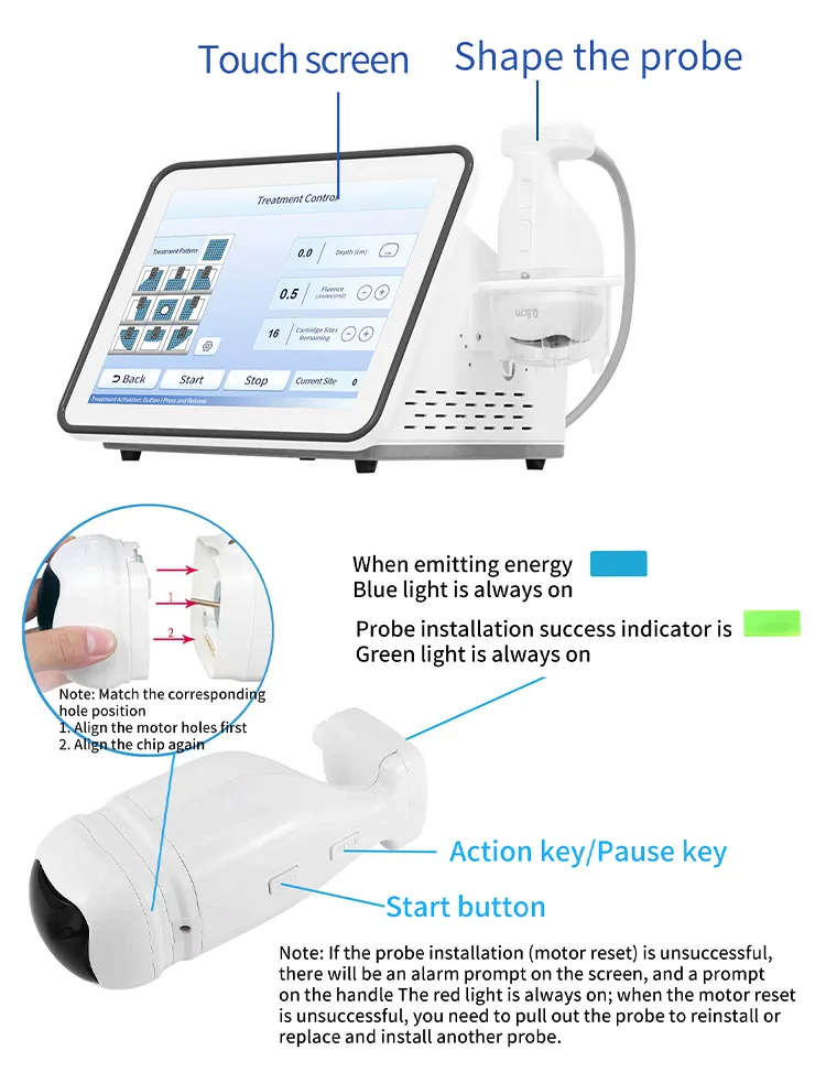 Non Invasive Lipo Machine HIFU Fat Melting Device: Safe Slimming With 0 ...