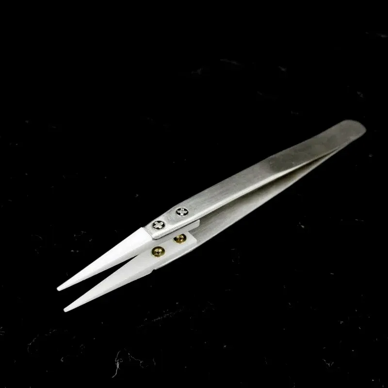 NEW Straight Aimed Ceramic Tweezers For Electronics Soldering With ...