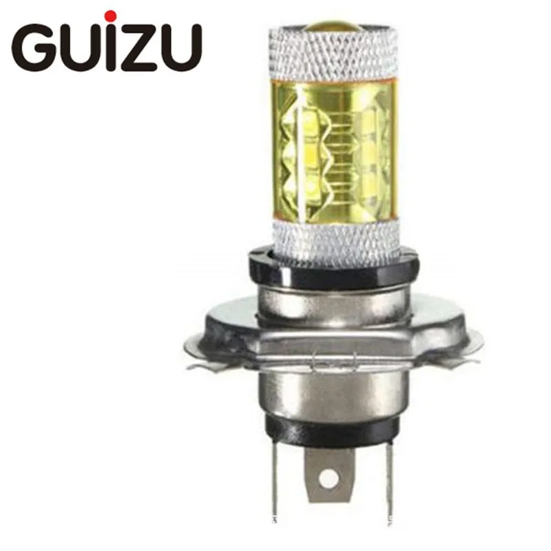 80W H4 LED Headlight Bulbs - Super Bright 2323 Chips - Fog Lamp ...