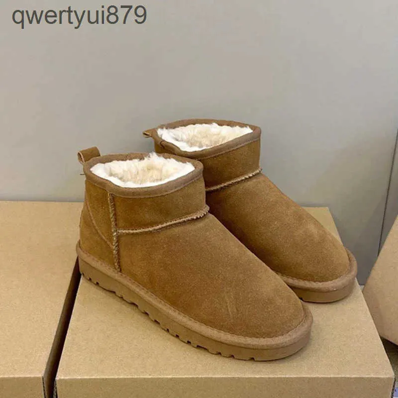 Ultra Mini Ankle Trendy Snow Boots 2022 For Women And Men Sled Fur And ...
