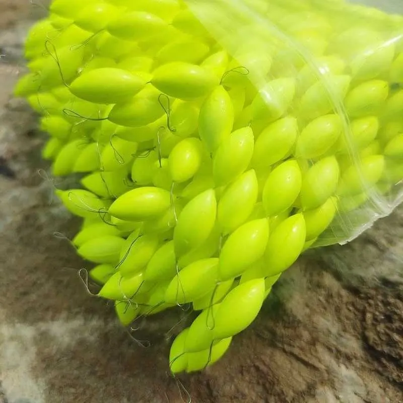 7 Star Buoy Foam Space Bean Fish Line Stopper - 6 Inch - 0/5 Bag - Bait ...