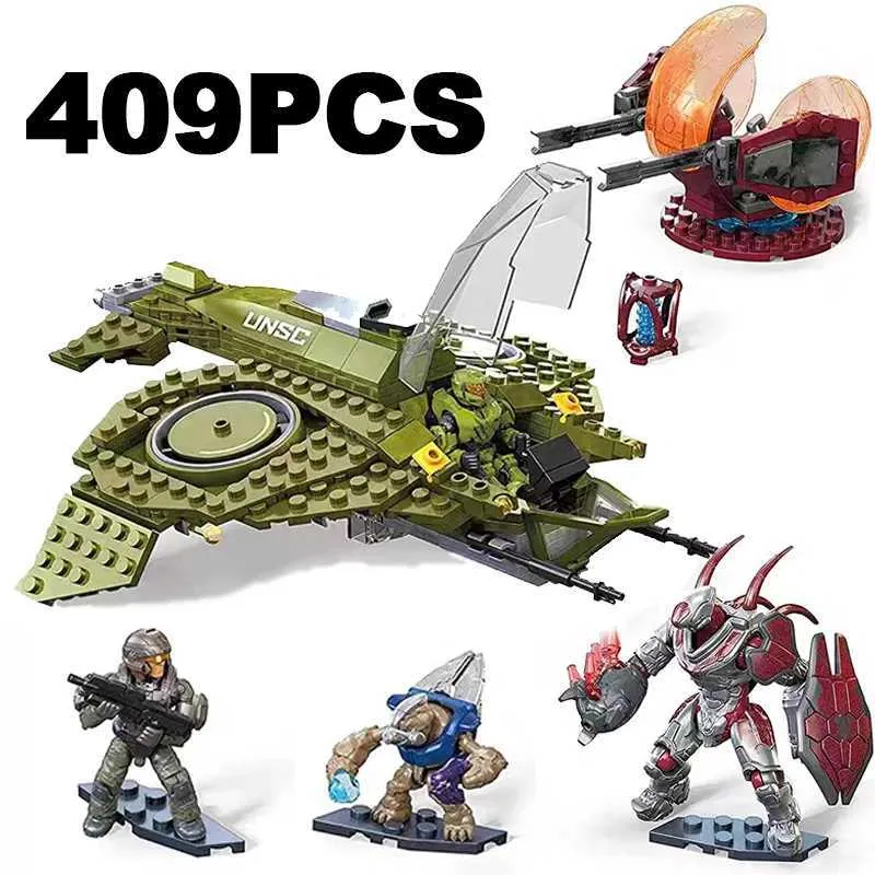 MEGA Construx Unlimited Halo Airship Construction Cobi Blocks War ...