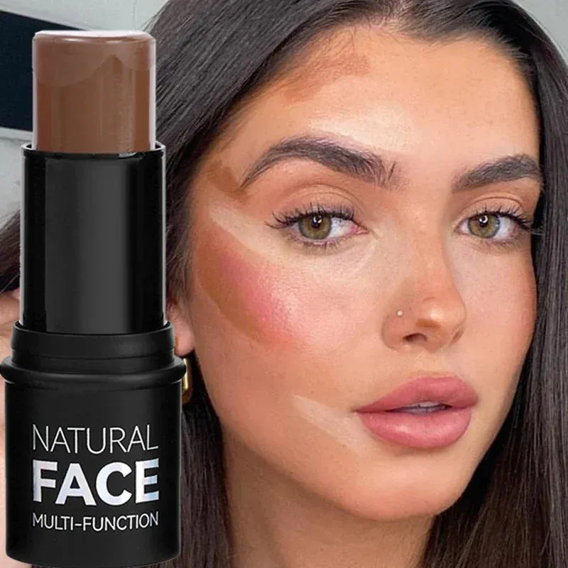 Contour & Highlight Stick: Waterproof Shimmer Bronzer, Blush ...