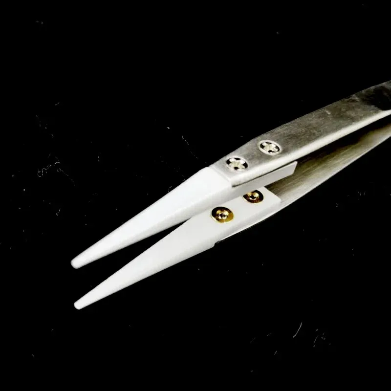 NEW Straight Aimed Ceramic Tweezers For Electronics Soldering With ...