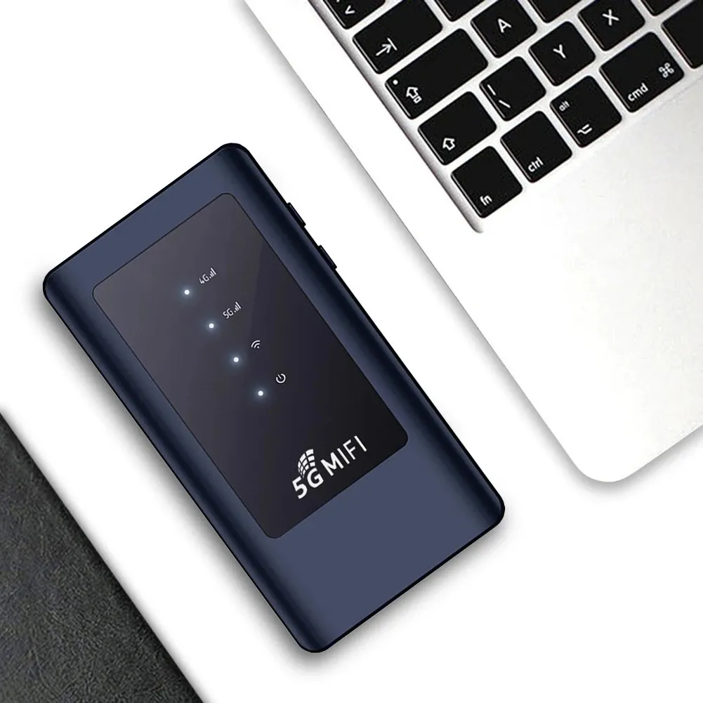 5G MiFi Mobile Modem Portable WiFi Router With SIM Card Slot WiFi 5 ...