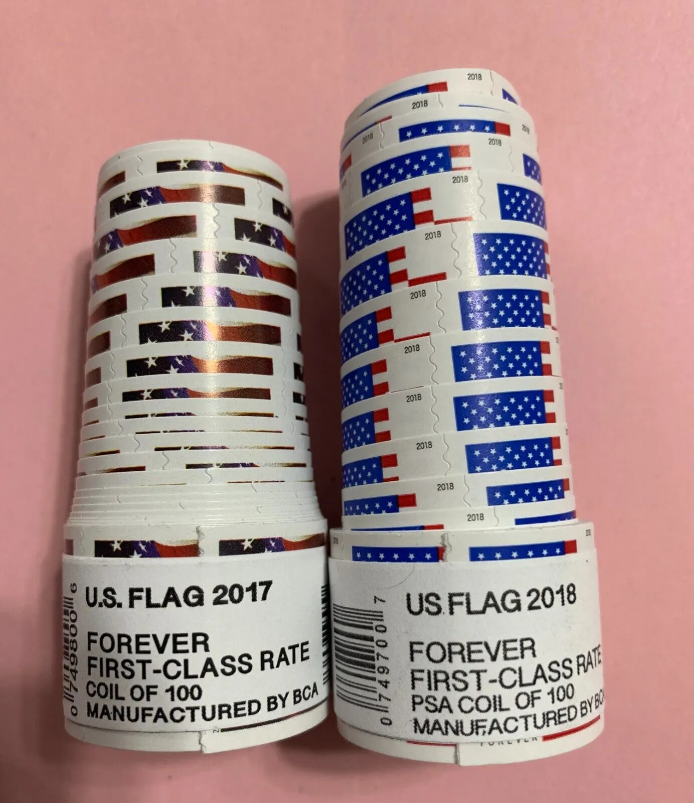 Wholesale 1st Class Roll Of 100 US Flag Post Office Mailing Envelopes ...
