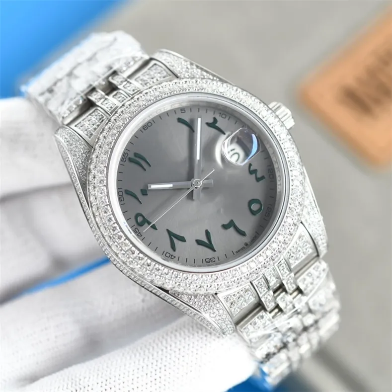 Mens 41mm Mechanical Automatic Watch with Stainless Steel Band and ...