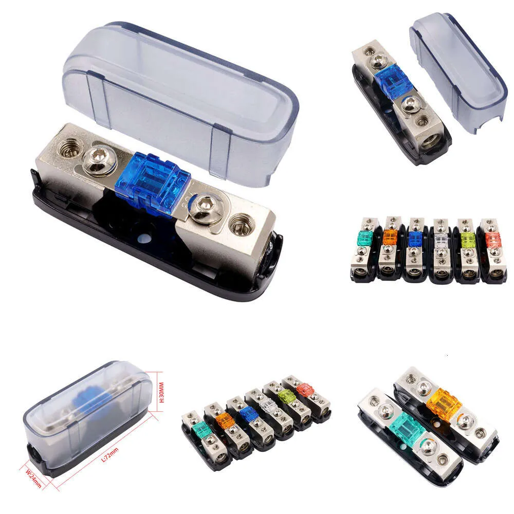 New Car Stereo Audio Single Way AGU Fuse Holder Power Distribution Fuse Box - 30A 40A 60A 80A ...