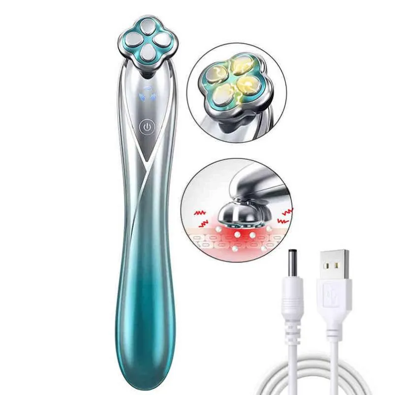 RF Microcurrent Facial Device For Skin Tightening, Anti Aging, Wrinkle ...