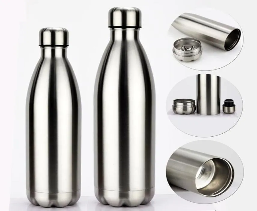 Stainless Steel Diversion Flask: Discreet Water Bottle with Hidden ...