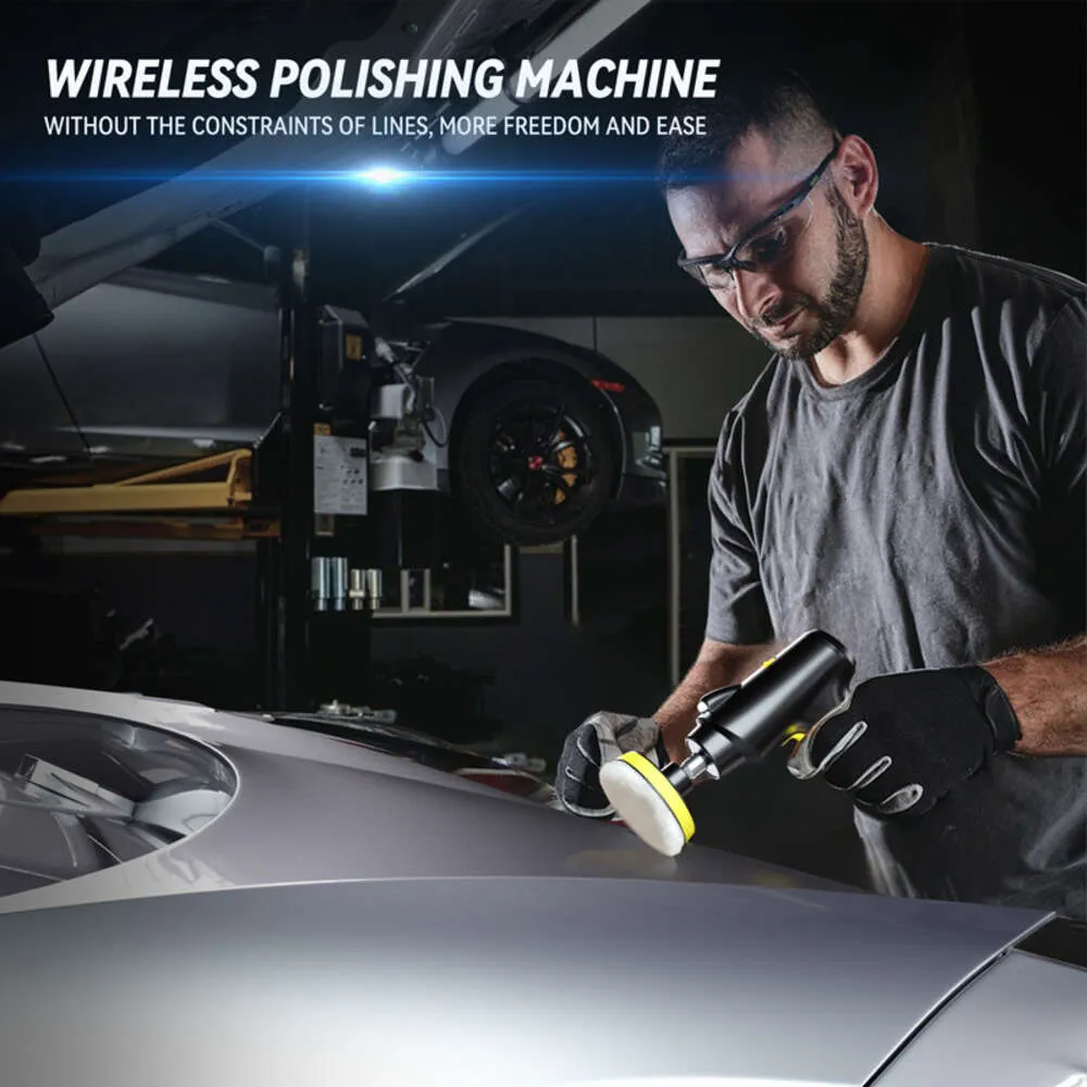 Electric Polisher: Cordless Handheld Automotive Polishing Tool For Car ...