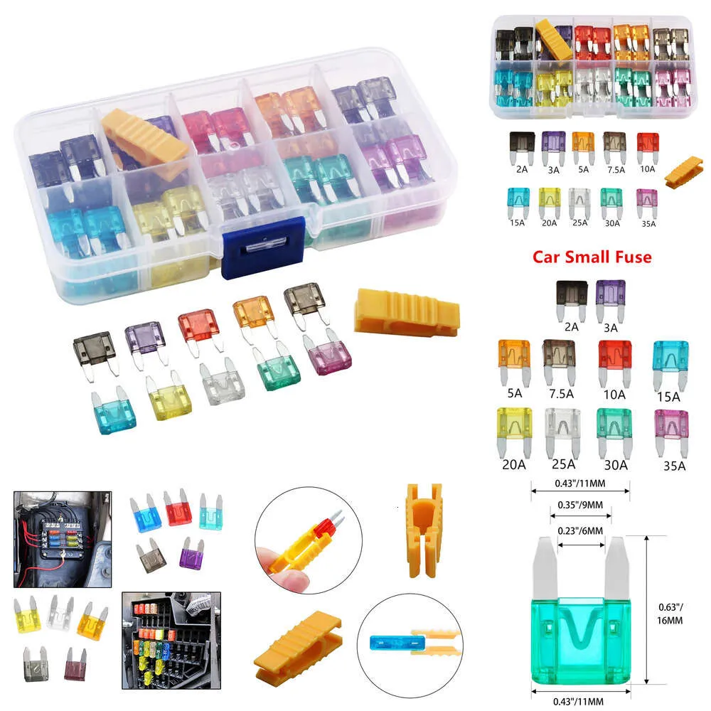 DHgate.com:120Pcs Small Profiles Size Blade Fuse Assortment Set for ...