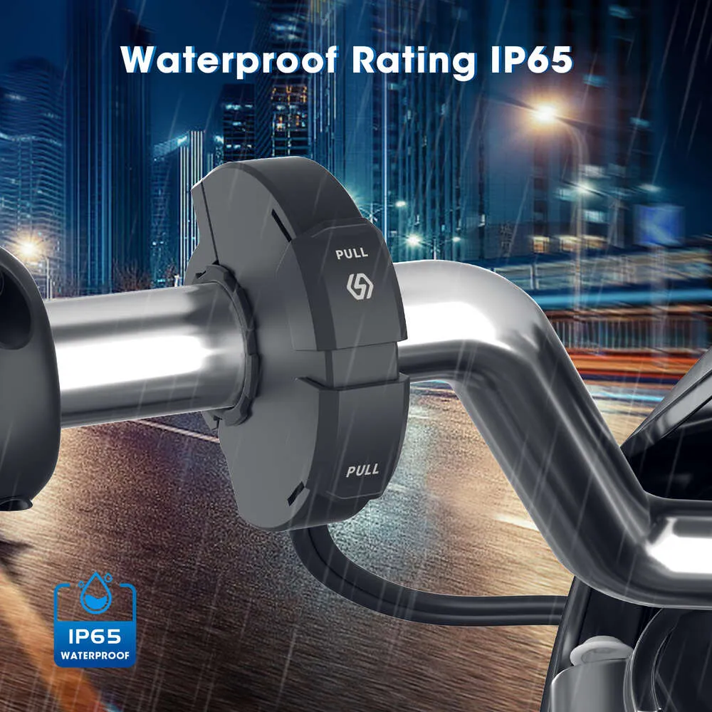 New Mostar Universal 48W Motorcycle USB Charger with QC3.0 and USB-C ...