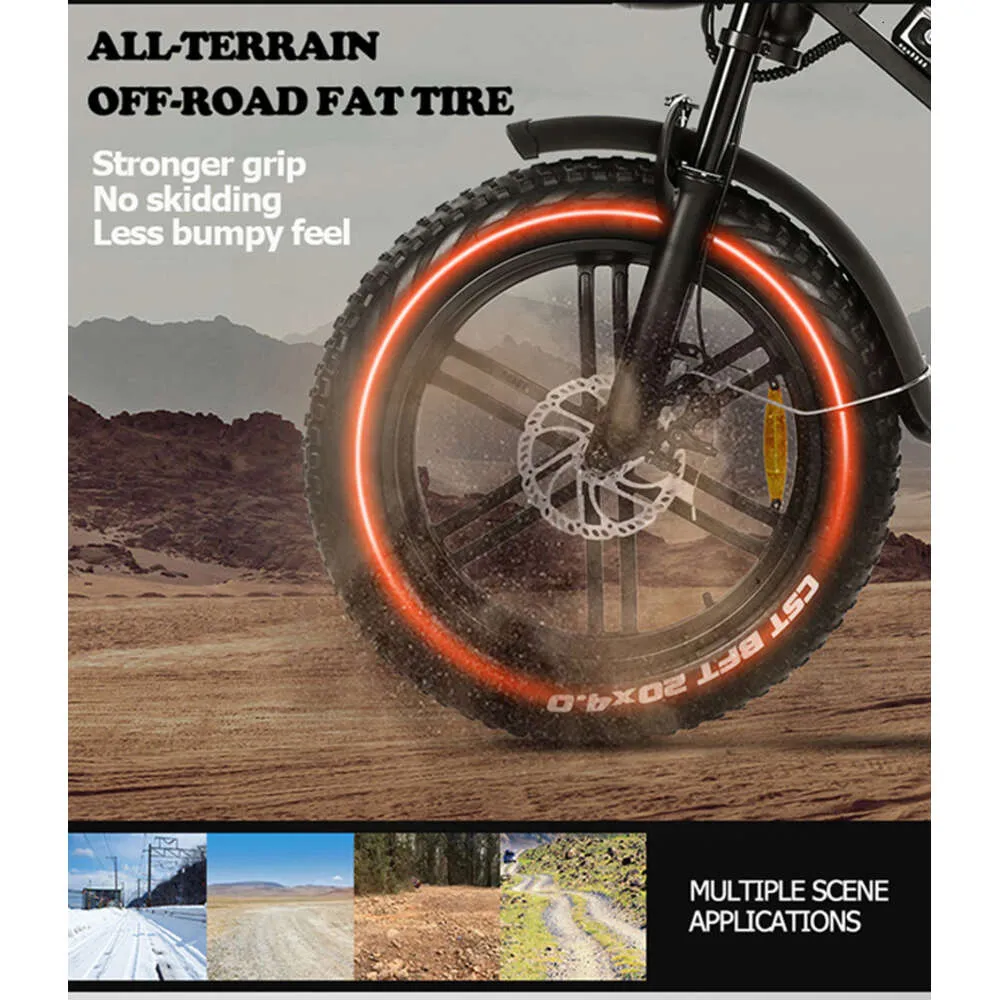 Fat Tire Electric Bike 250W Off-road Mountain E-bike City Bicycle V20 Fatbike Europa from Dhgate ...